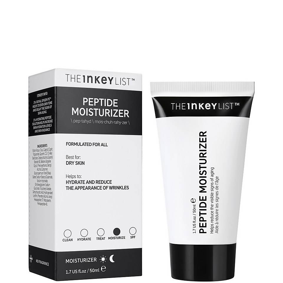 The Inkey List Peptide Moisturizer 50ml – Luxe by Kan
